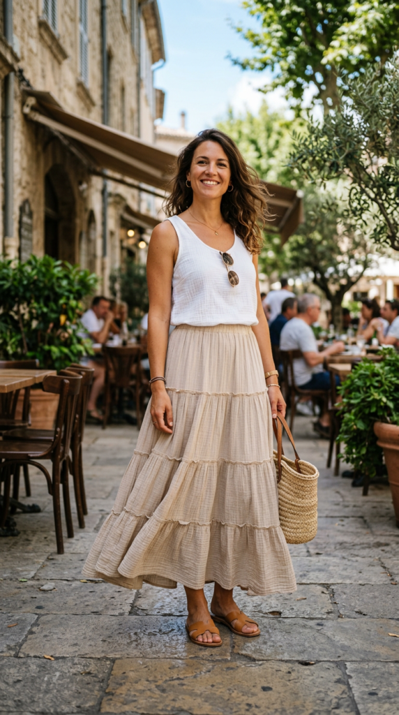 20 Stunning Summer Maxi Skirt Ideas for 2026 - Styled Daily