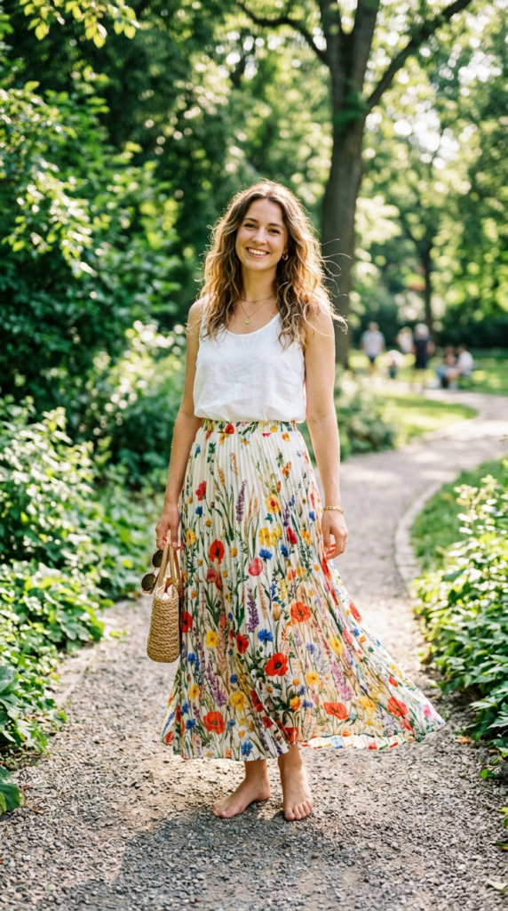 20 Stunning Summer Maxi Skirt Ideas for 2026 - Styled Daily
