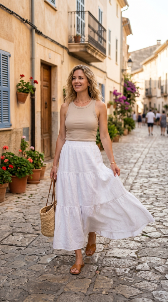 20 Stunning Summer Maxi Skirt Ideas for 2026 - Styled Daily